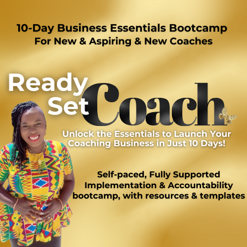 Ready, Set... Coach: Business Essentials - CouragewithJJ